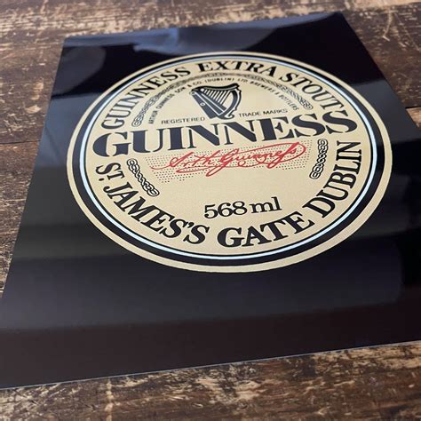 Guinness Metal Advertising Wall Sign