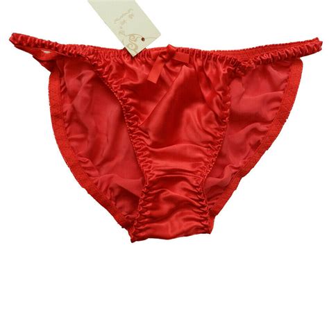 Wholesale 20pcs 100 Silk String Bikini Briefspanties Size S M L Xl