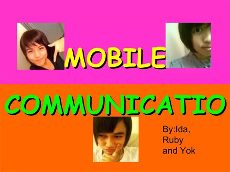 Mobile Communication PPT