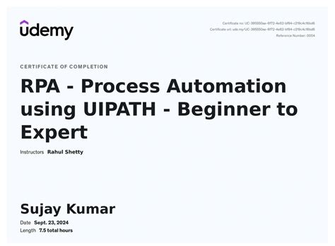 Completed Basic Ui Path Automation Sujay K
