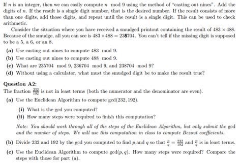 If N Is An Integer Then We Can Easily Compute Nmod9