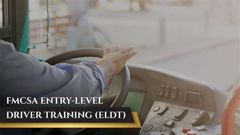 Fmcsa Entry Level Driver Training Eldt Pax Training