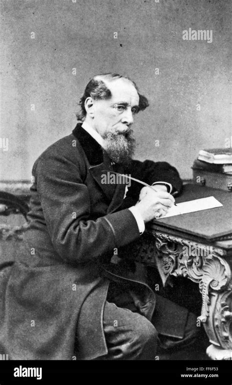 Charles Dickens 1812 1870 Nenglish Novelist Photographed During