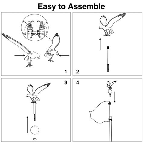 Diy Luxury Flagpole Toppers Eagle And Ball Flag Pole Top The Diy Outlet
