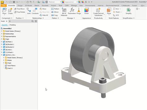 autodesk inventor tip locking insert constraints