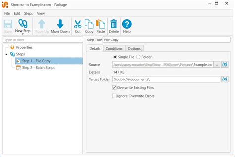 deploy desktop shortcut with custom icon file pdq deploy and inventory