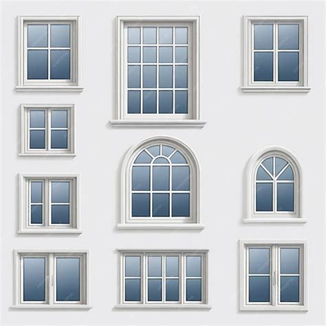 Premium Vector A Row Of Windows With The Windows Labeled Windows Premium Vector A Row Of Windows With The Windows Labeled Windows