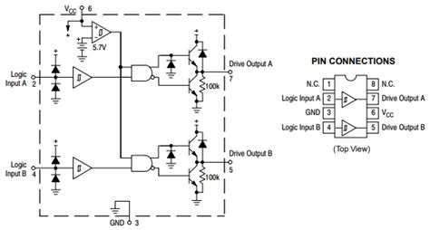 Mc34152p High Speed Dual Mosfet Driver Dip 8 Al Hekma Electronics