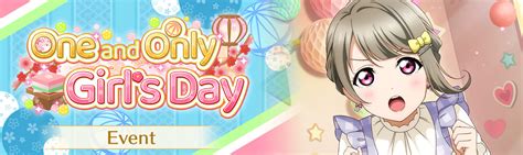 One And Only Girls Day News Love Live School Idol Festival All Stars