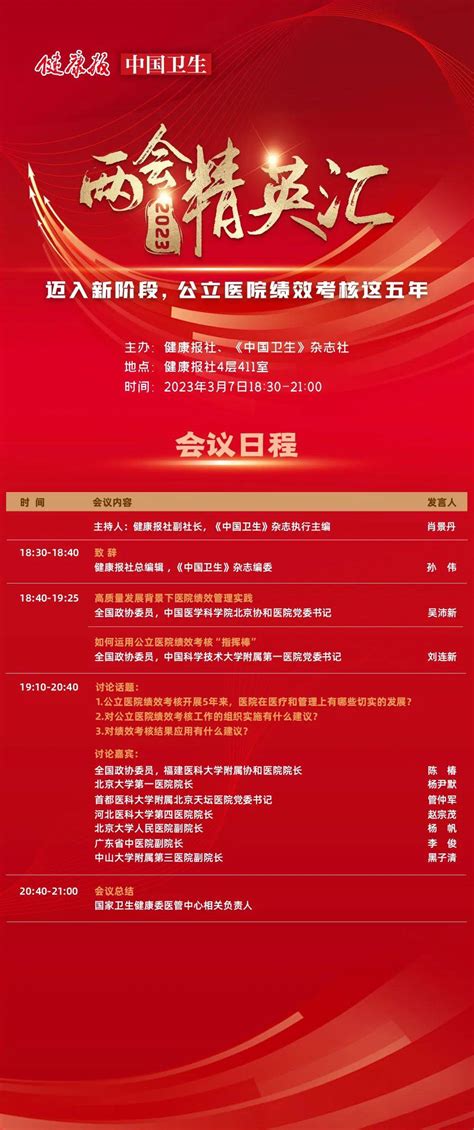【两会精英汇】迈向新阶段，公立医院绩效考核这五年 工作 发展 管理水平
