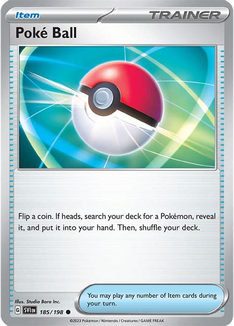 Pokémon Card Database Scarlet Violet 185 Poké Ball