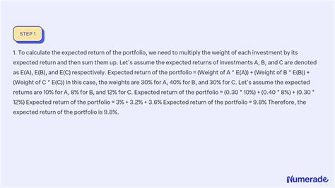 SOLVED Returns And Standard Deviations Consider The Following Information Your Portfolio Is