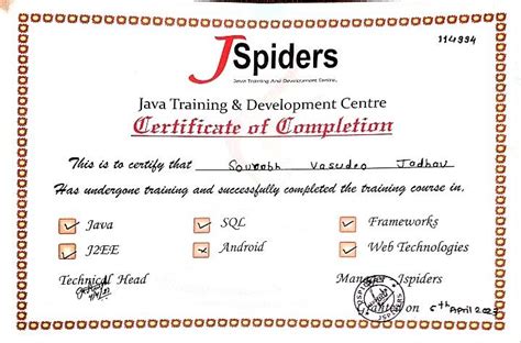 Sourabh Jadhav On Linkedin In Qspider 6 Month Full Stack Developer