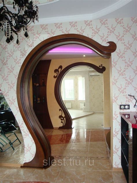 Декор дверного проема без двери своими руками (68 фото) - красивые ...