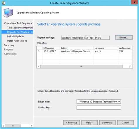 Deploy Windows To Windows With SCCM Task Sequence Upgrade