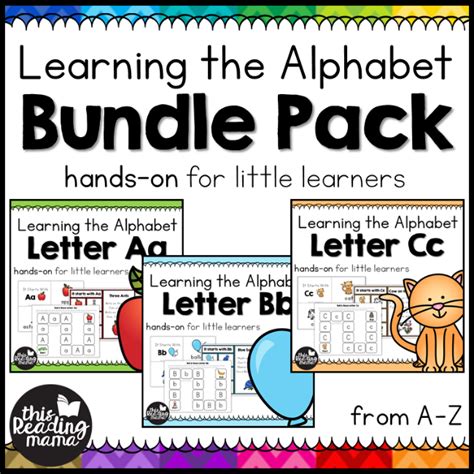 Learning The Alphabet Updated Bundle This Reading Mama This Reading Mama