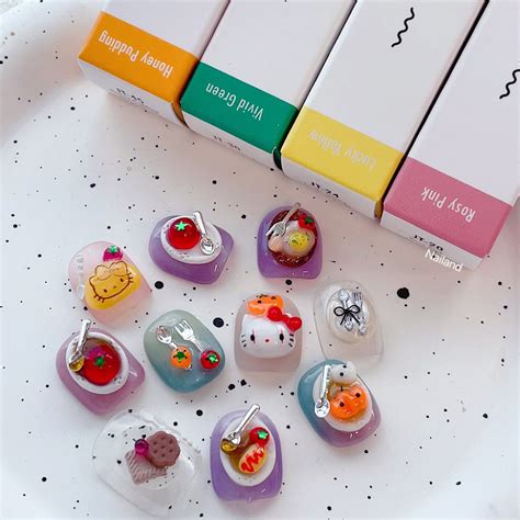 젤로젤로 지그재그 튜브 엠보 49종 3d 엠보 셀프젤네일 네일앤드