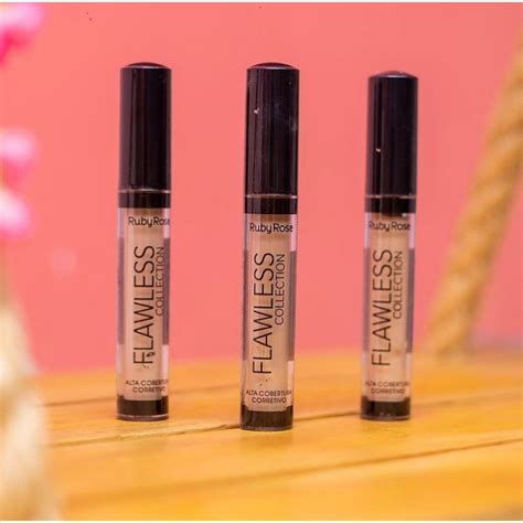 Corretivo Líquido Flawless Collection Ruby Rose Alta Cobertura