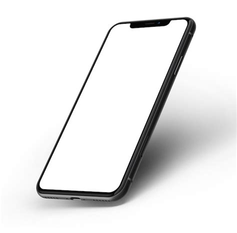 Premium Photo White Empty Screen 3d Rendered Mobile Phone Isolated On White Background