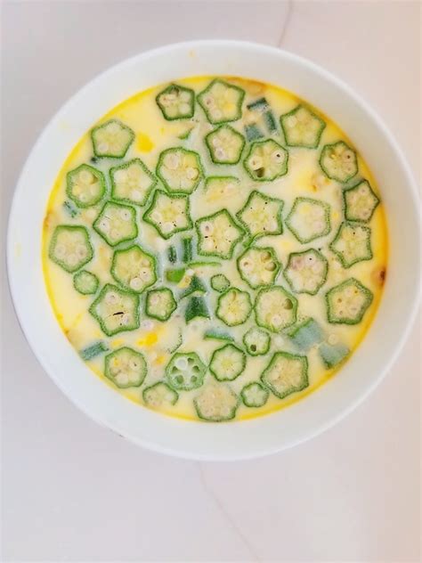 【秋葵蒸蛋的做法步骤图，秋葵蒸蛋怎么做好吃】不定期做饭下厨房