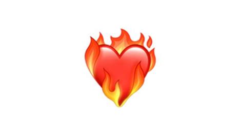 WhatsApp Qué significa el corazón en llamas Heart on fire Emoji