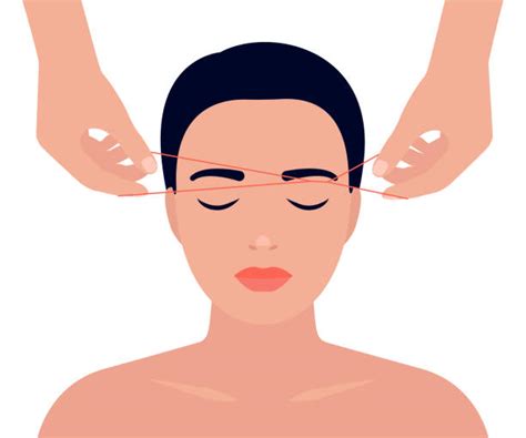 350 Eyebrow Threading Stock Illustrations Royalty Free Vector