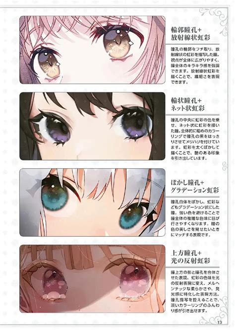 【绘画参考】眼球瞳孔绘画参考画法