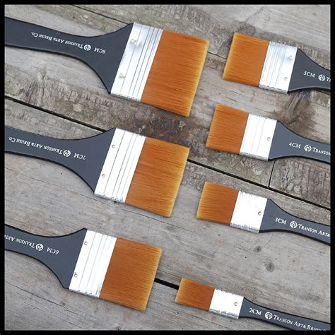 아티스트용 전문 나일론 헤어 페인팅 브러시 오일 수채화 파우더 아크릴 페인트 브러시 학교 미술 용품 2 8cm 세트당 7 개페인트 브러쉬 Aliexpress