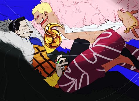 Donquixote Doflamingo And Crocodile One Piece Drawn By Liliiliillj Danbooru