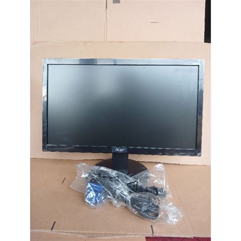 Jual MONITOR LED ACER LAYAR 20 IN MANTAP MULUS SUDAH HDMI LENGKAP KABEL POWER DAN KABEL HDMI