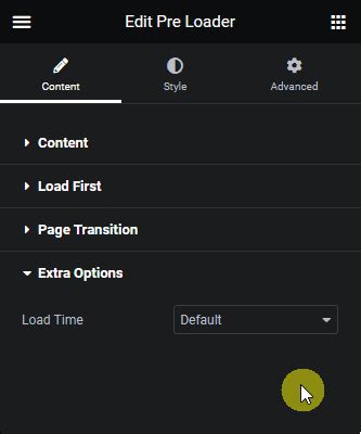 Preloader Elementor Widget Settings Overview The Plus Addons For Elementor