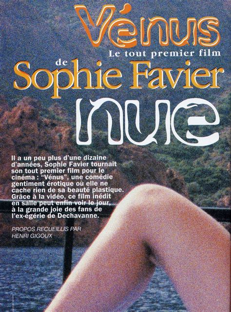 Sophie Favier Nue Dans Venus