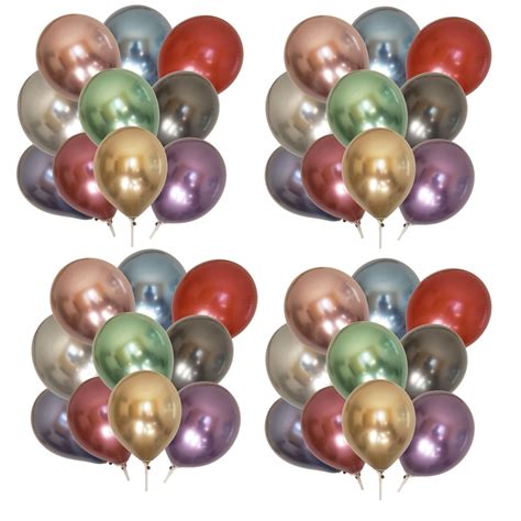 Balão Bexiga Metalizado Diversas Cores N9 C 25 Unidades Shopee Brasil