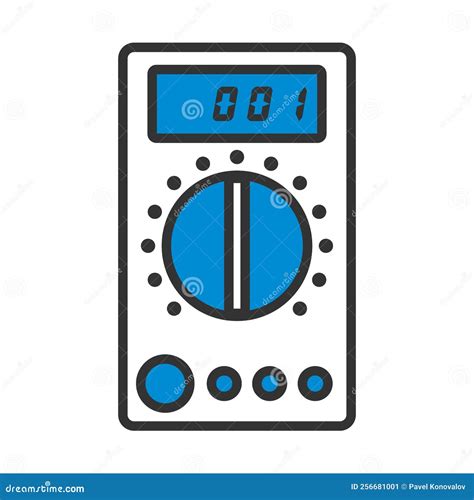Multimeter Icon Stock Vector Illustration Of Measure 256681001