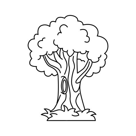 Premium Vector Funny Tree Cartoon Characters Vector Illustration For