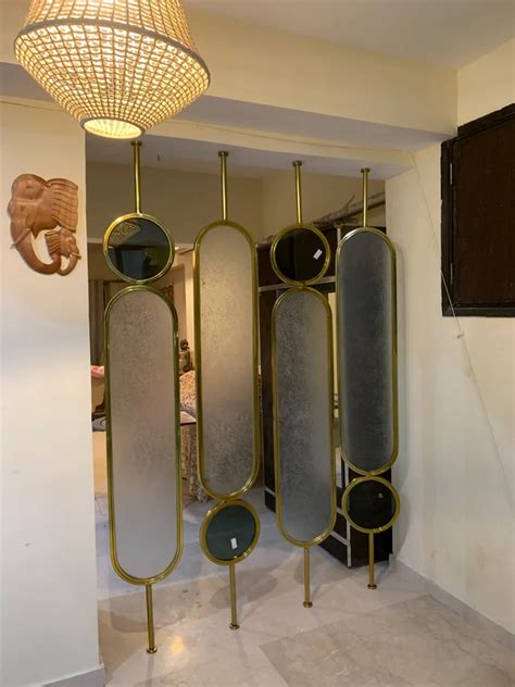 Pvd Oval Rotating Partition Screen At ₹ 18500 Piece Room Partition