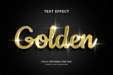 Premium Psd Shine Text Effect