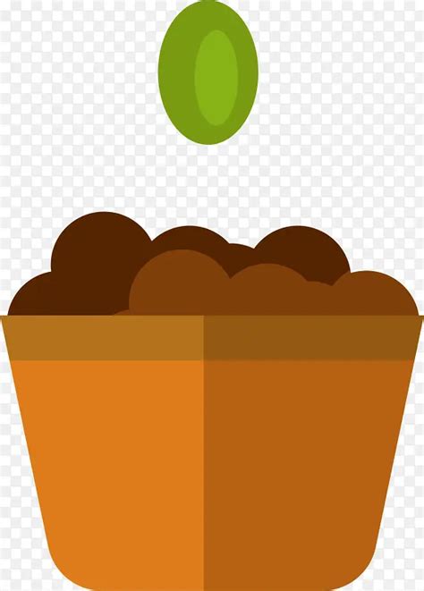 咖啡色卡通泥土种子png图片素材下载图片编号7692734 Png素材网