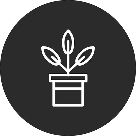 Premium Vector Plant Pot Vector Icon Illustration Of Spring Iconset