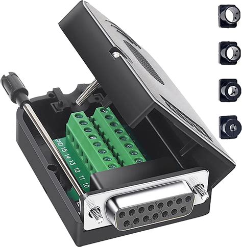 Tunghey Pack DB Breakout Connector D SUB Solderless Serial To Screw Wiring Terminal Module