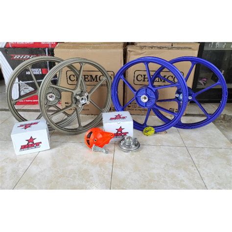 Jual Velg BRT Chemco Jupiter Z Fizr 17 160 185 Silver Gold Shopee