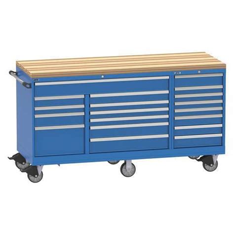 Lista Mobile Triple Workbench 42 H 19 Drawers Tstb750 1901 M Bt Zoro