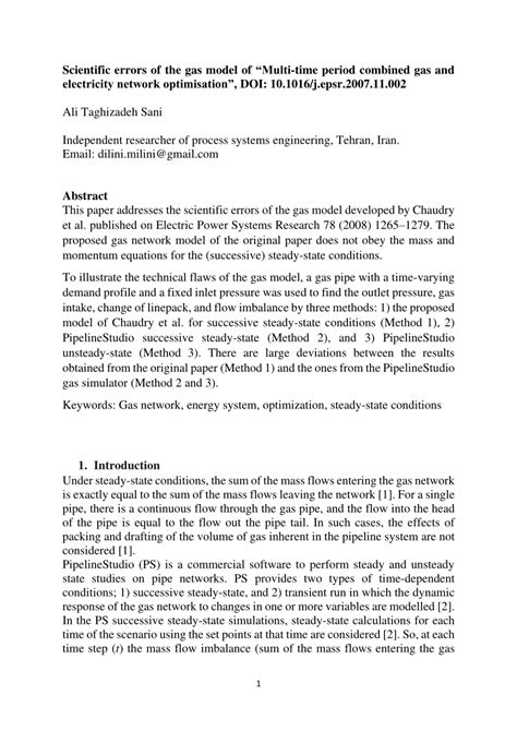 Pdf Scientific Errors Of The Gas Model Of “multi Time Period Combined