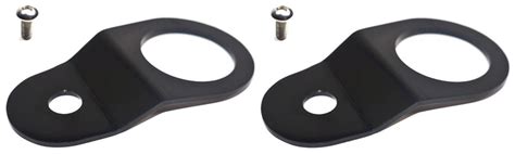 Torque Solution Radiator Mount Combo Black Mitsubishi Evolution 7 Fly1 Motorsports