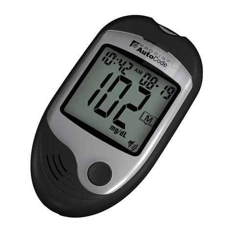 Prodigy Autocode Blood Glucose Monitoring System Quick Reference Guide Manualslib