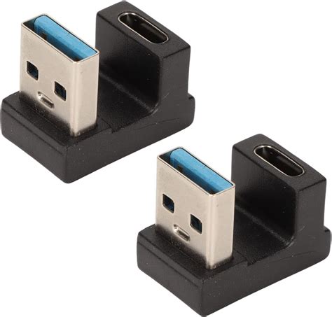 2 Usb Stecker Auf Usb C Buchse Professioneller Usb C U Adapter 5 Gbit