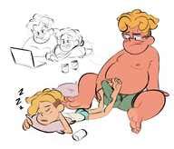 Post Peedee Fryman Ronaldo Fryman Sodabox Steven Universe