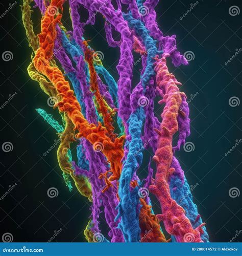 Vivid Telomeres A Detailed Electron Microscope View Perfect For
