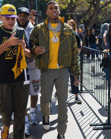Nle Choppa Outfit From April 11 2023 Whats On The Star