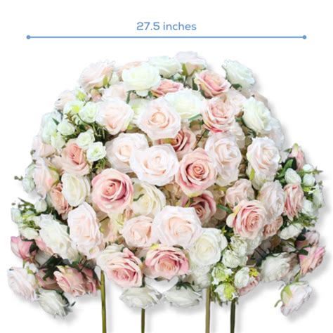 Luxe Pink Rose Table Centerpiece 28 Inches
